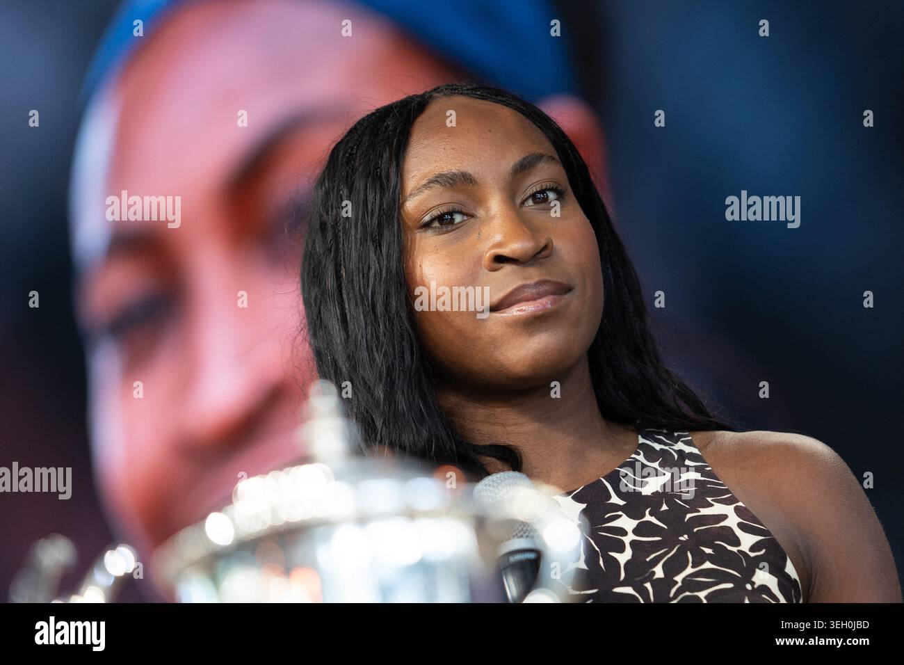 Coco Gauff attends the Drawing Ceremony prior to the 2026 French Open ...