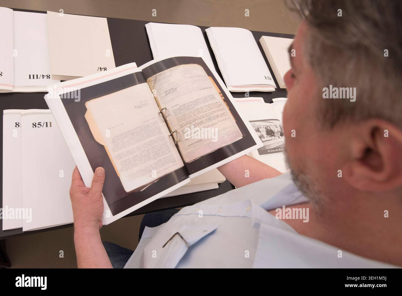 files, documents and paperwork in the office administration and ...