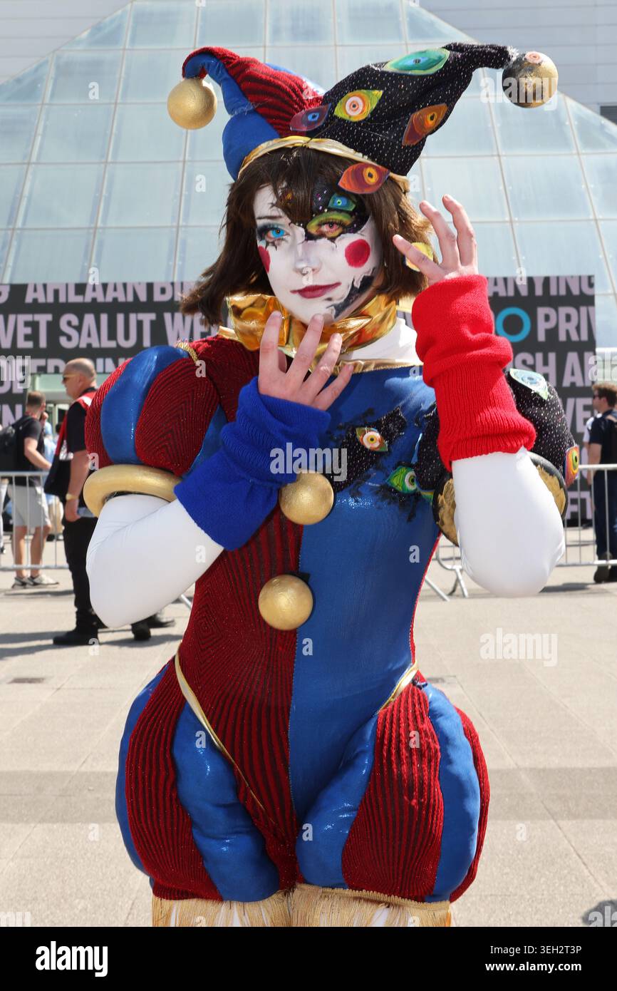 London, UK. 22nd May, 2026. Pomi from Amazing Digital Circus at MCM ...