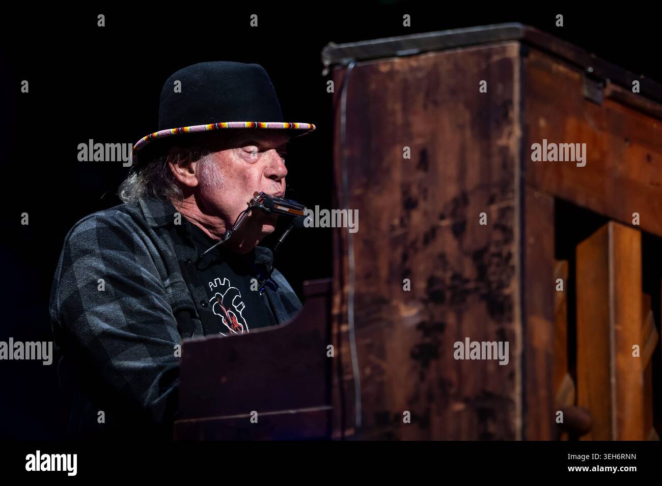 Vancouver, Canada. 22nd May, 2026. Singer-songwriter Neil Young ...