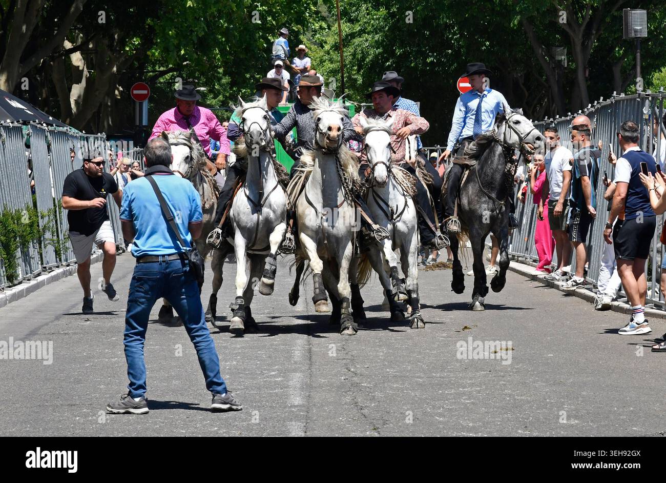 Nimes, Provence, France. May 23rd 2026. La Feria de Nîmes. Romany ...