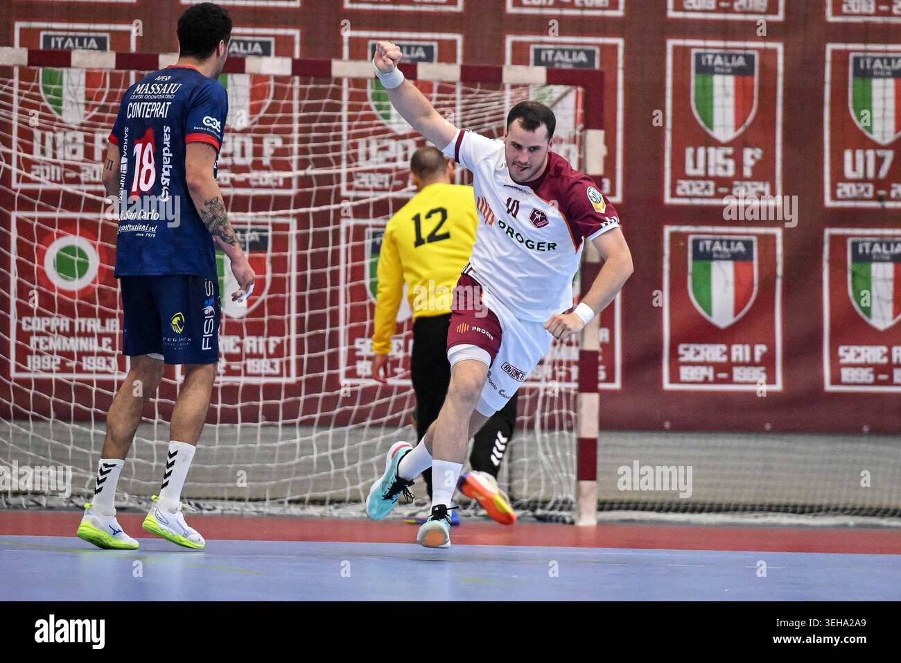IPA85007424 - Alessio Moretti of Proger Cassano Magnago during Playoff ...