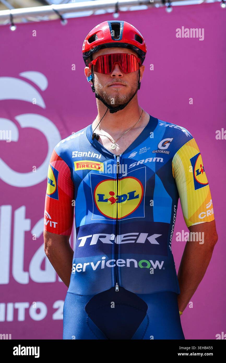 Jonathan Milan of Italy (Lidl/Trek) looks on during the 109th Giro d ...