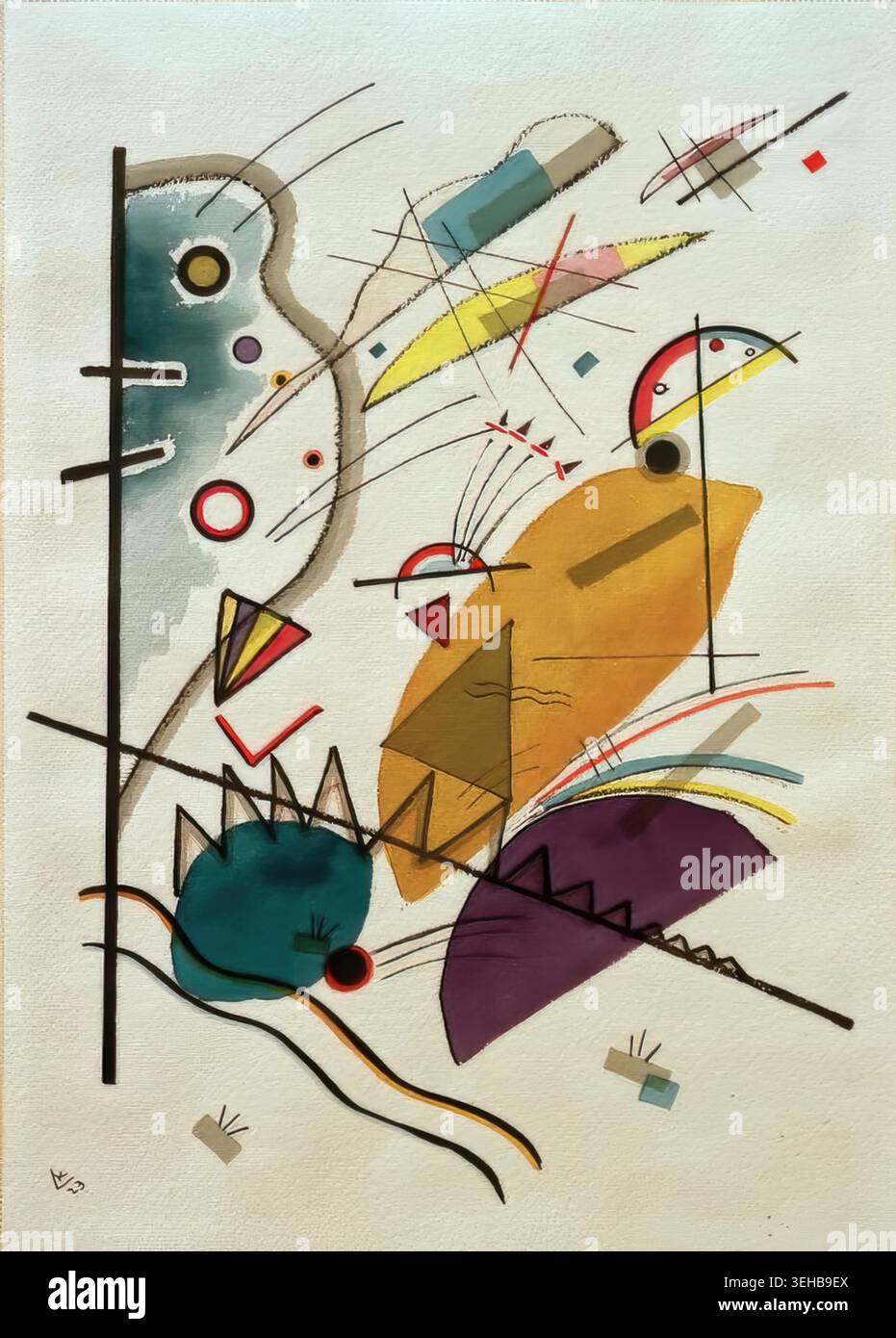 Art Archive: Wassily Kandinsky, Composition, 1927 Stock Vector Image ...