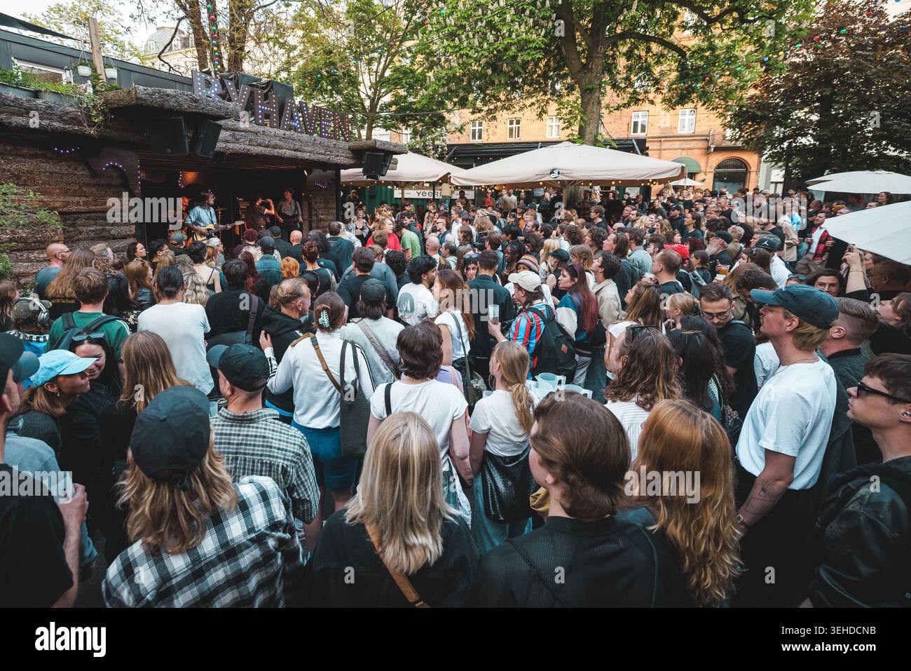 Copenhagen, Denmark. 23rd, May 2026. Concert goers seen at a live ...