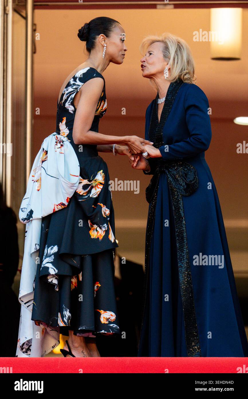 Zoe Saldana , Iris Knobloch 79th Cannes Film Festival Closing Evening ...