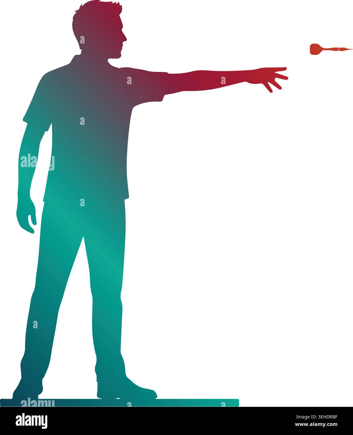 Flying dart drawing hi-res stock photography and images - Alamy