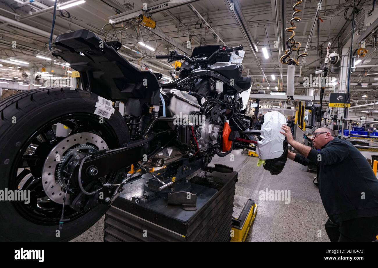 The Can-Am Spyder is assembled at BRP Inc. manufacturing facilities in ...