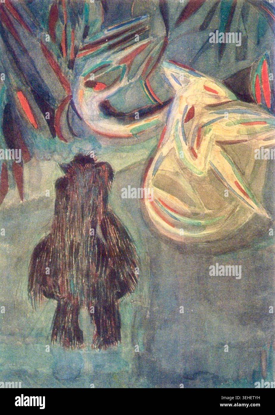 Rare expressionist illustration hi-res stock photography and images - Alamy