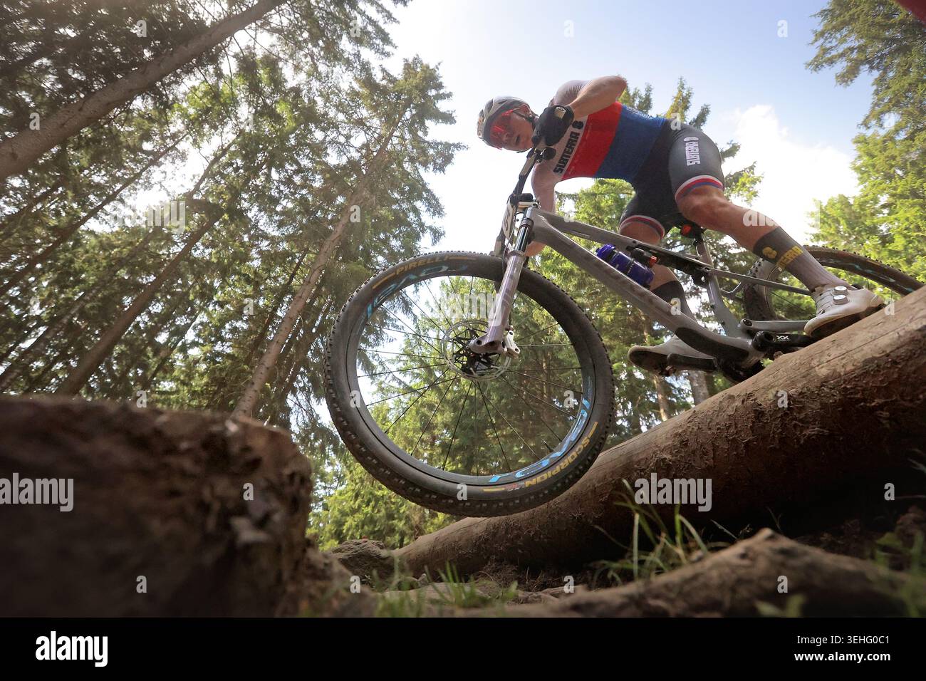 World Cup cross country mountain elite men's race, Vysocina Arena, Nove ...