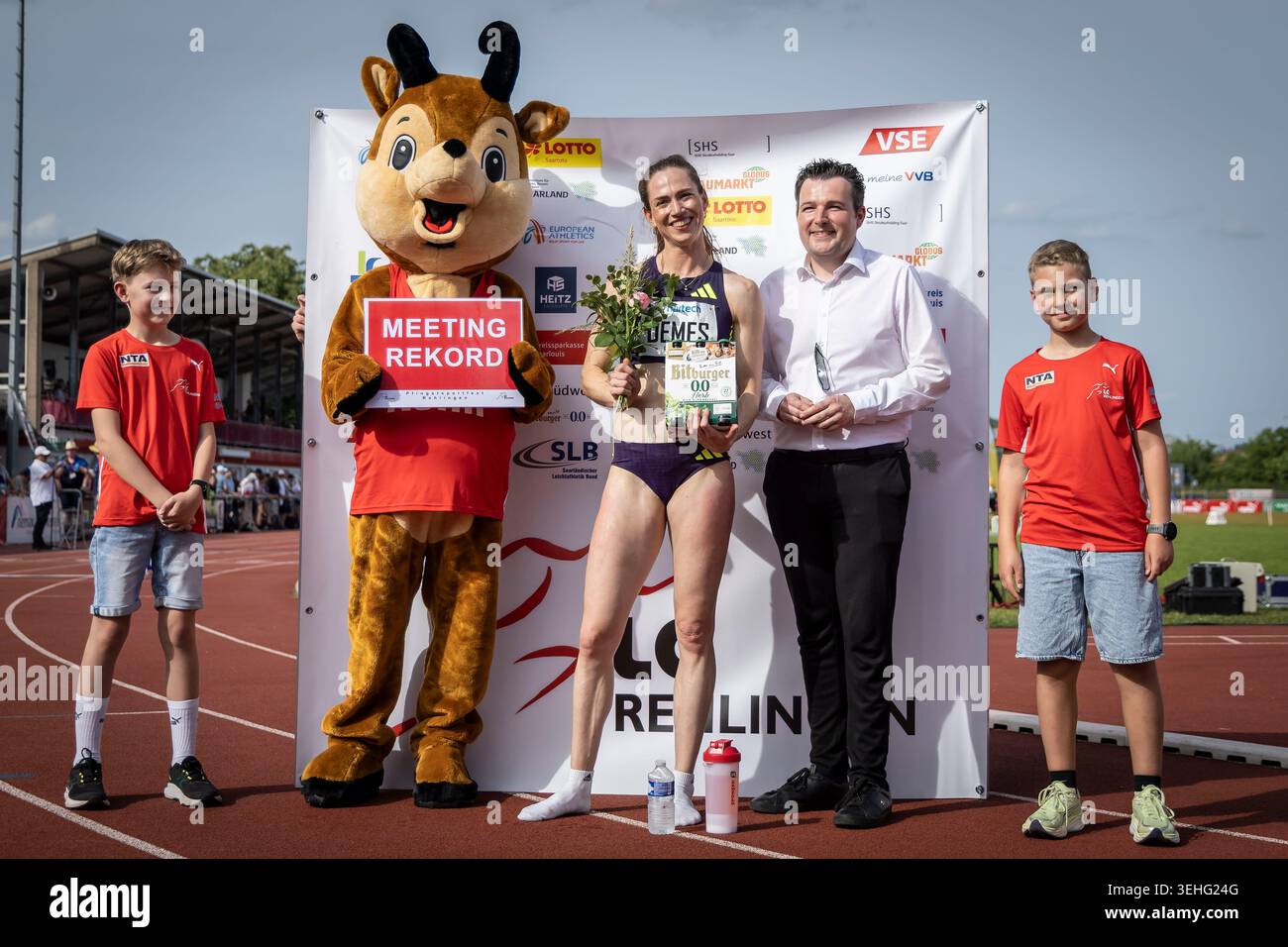REHLINGEN , GERMANY - MAY 24: Eileen Demes (GER/TV 1861 Neu-Isenburg ...