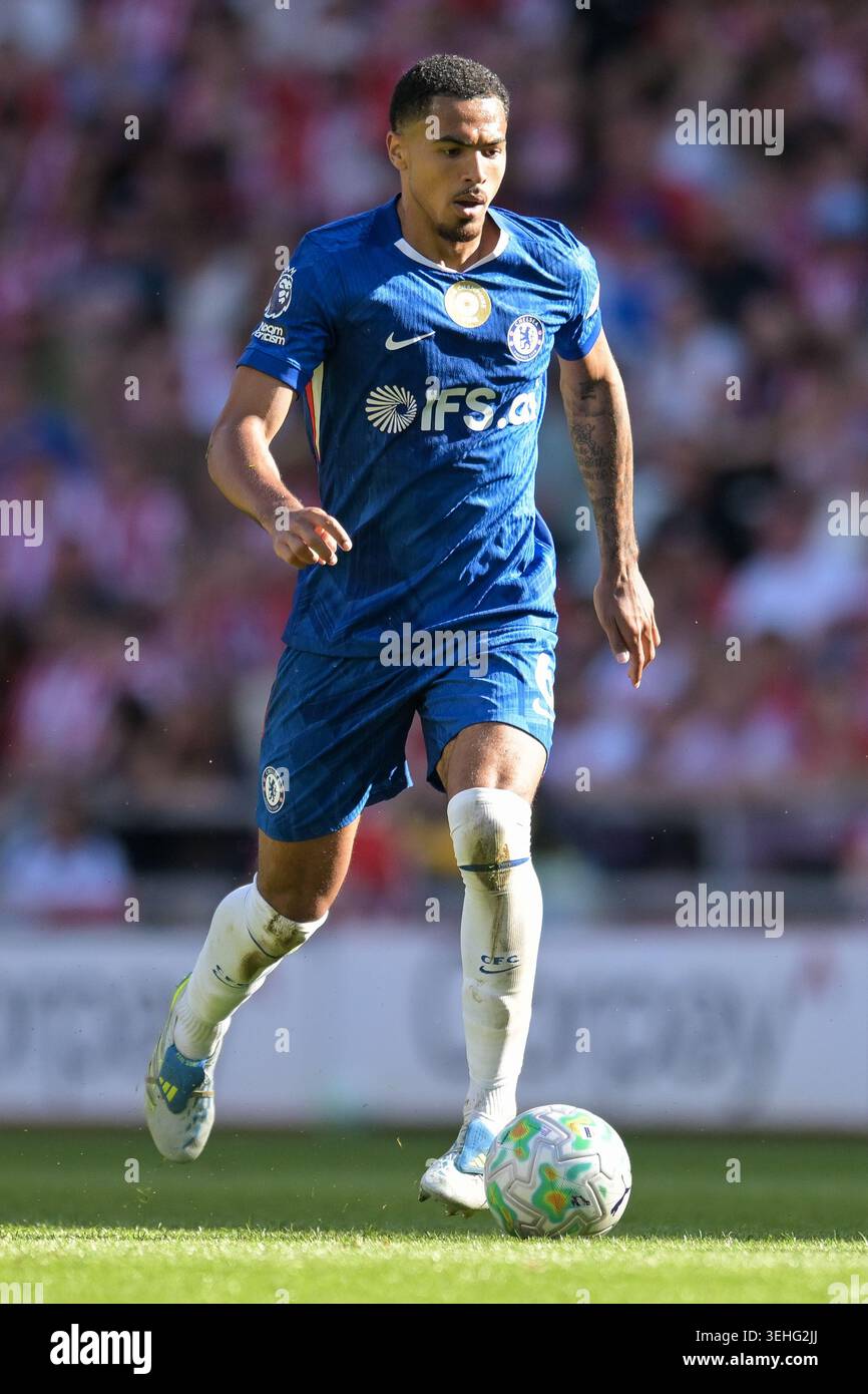 Levi Colwill of Chelsea FC during the Premier League match between ...