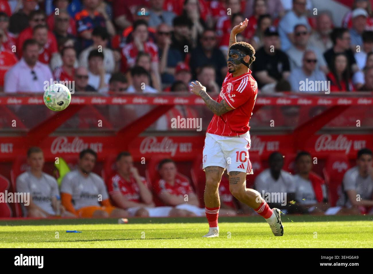 Morgan Gibbs-White of Nottingham Forest in action during the Premier ...