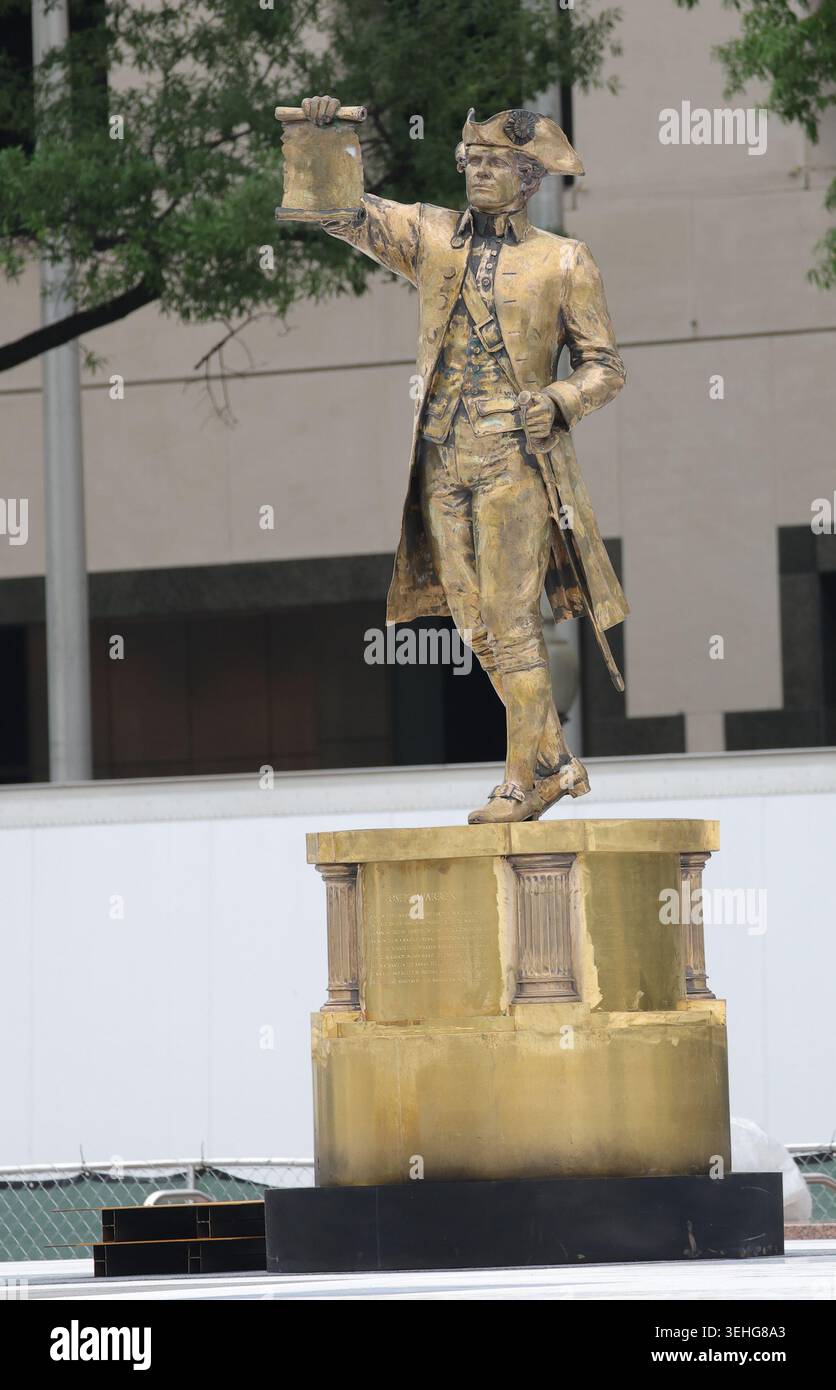 WASHINGTON, D.C. MAY 24: View of New Statues On display at Freedom ...
