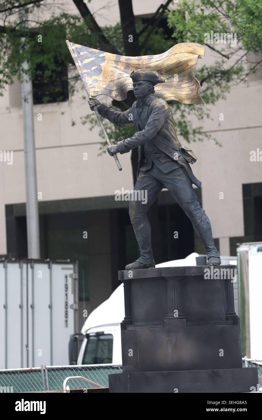 WASHINGTON, D.C. MAY 24: View of New Statues On display at Freedom ...