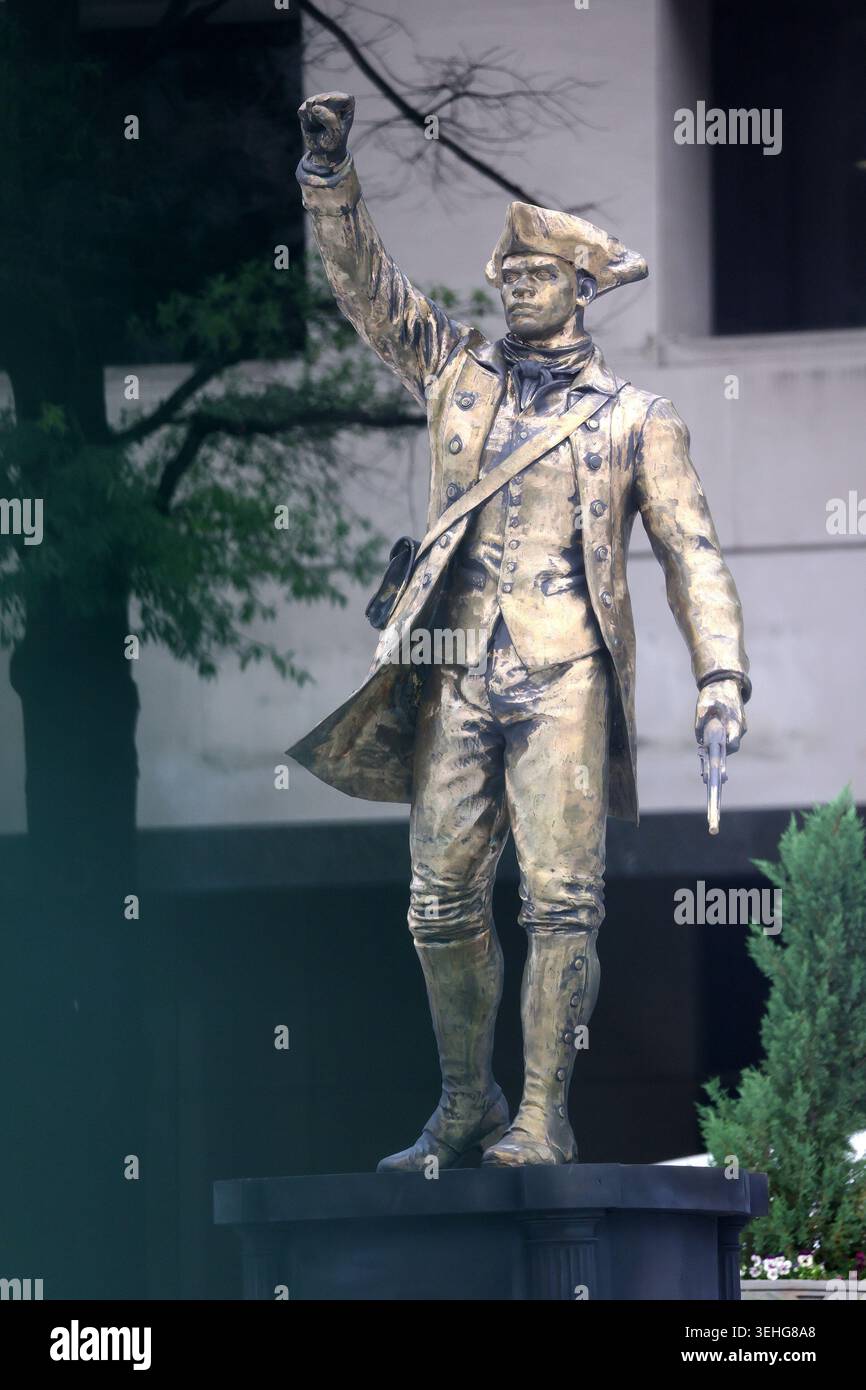 WASHINGTON, D.C. MAY 24: View of New Statues On display at Freedom ...