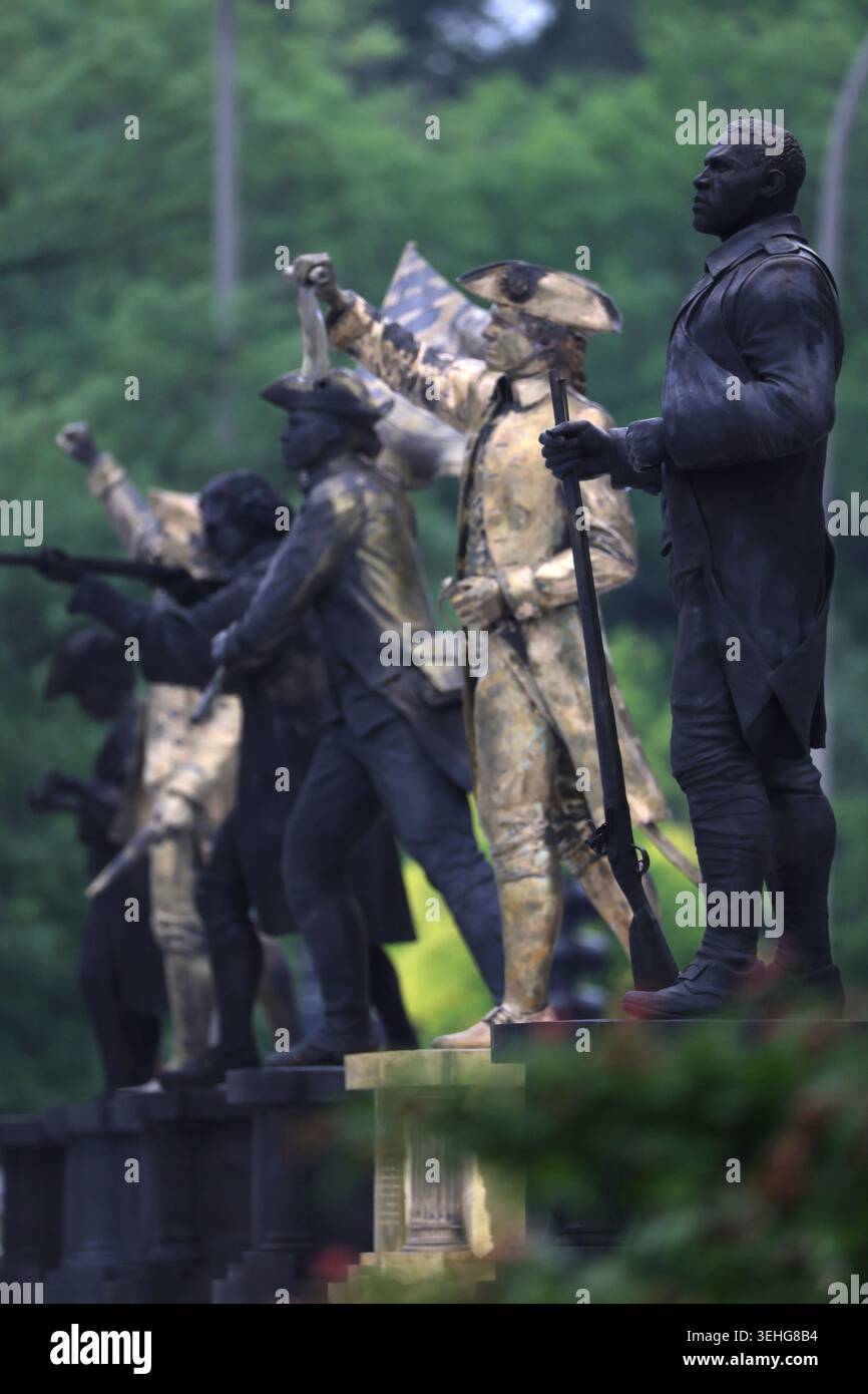 WASHINGTON, D.C. MAY 24: View of New Statues On display at Freedom ...