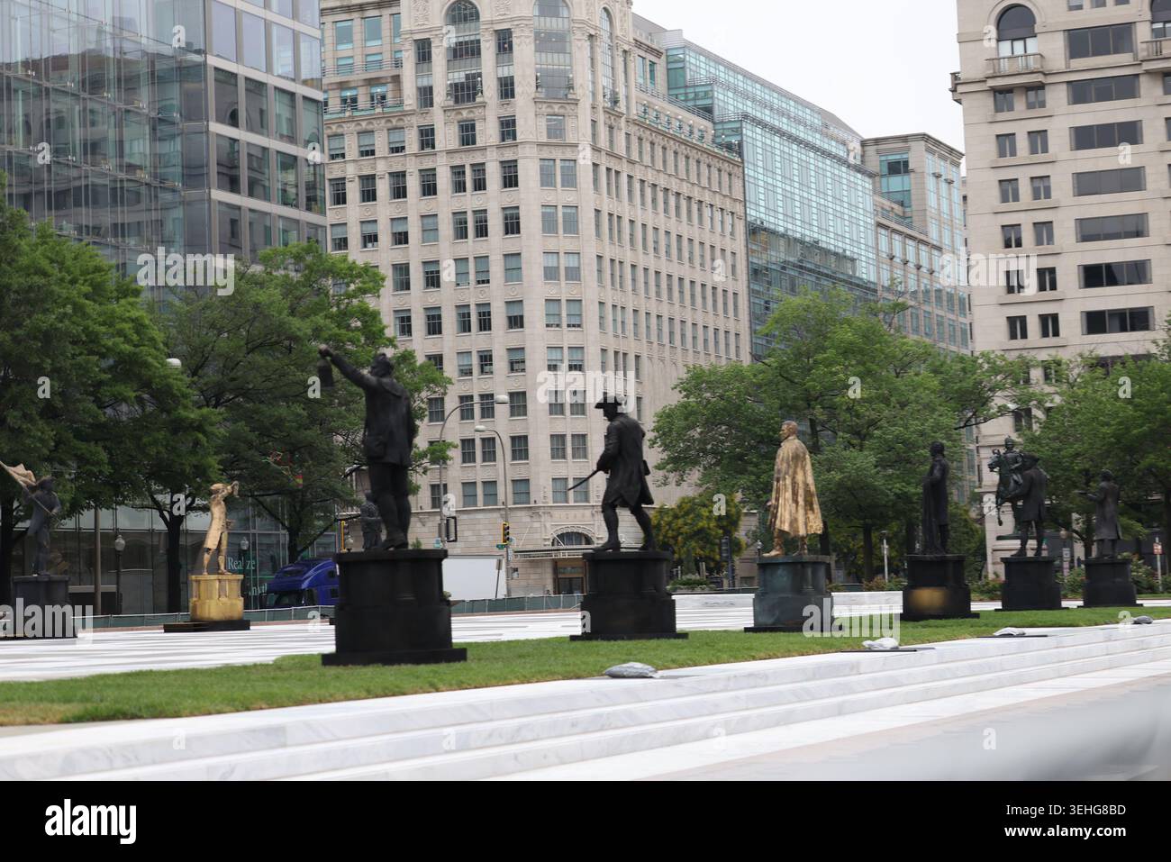 WASHINGTON, D.C. MAY 24: View of New Statues On display at Freedom ...