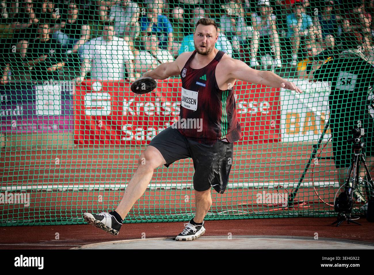 REHLINGEN , GERMANY - MAY 24: Henrik Janssen (GER/Sportclub Magdeburg ...
