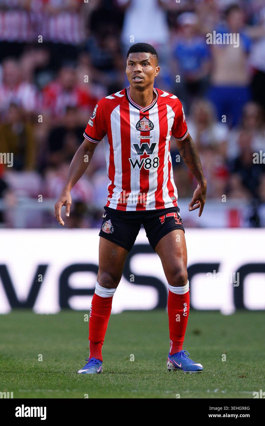 Reinildo Mandava of Sunderland during the Sunderland v Chelsea Premier ...