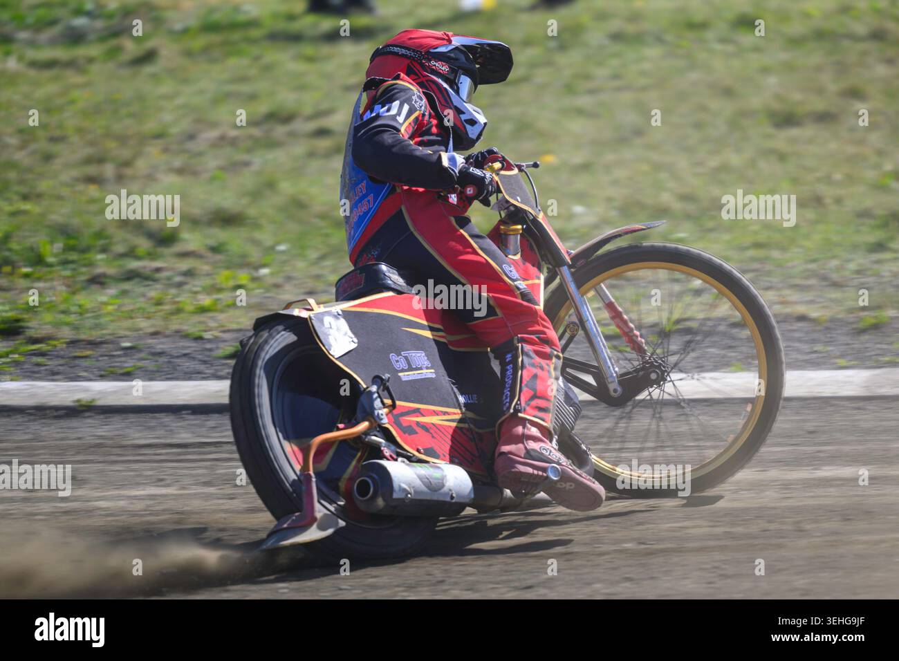 Luke Harris of Buxton Bulls in action during the National Development ...