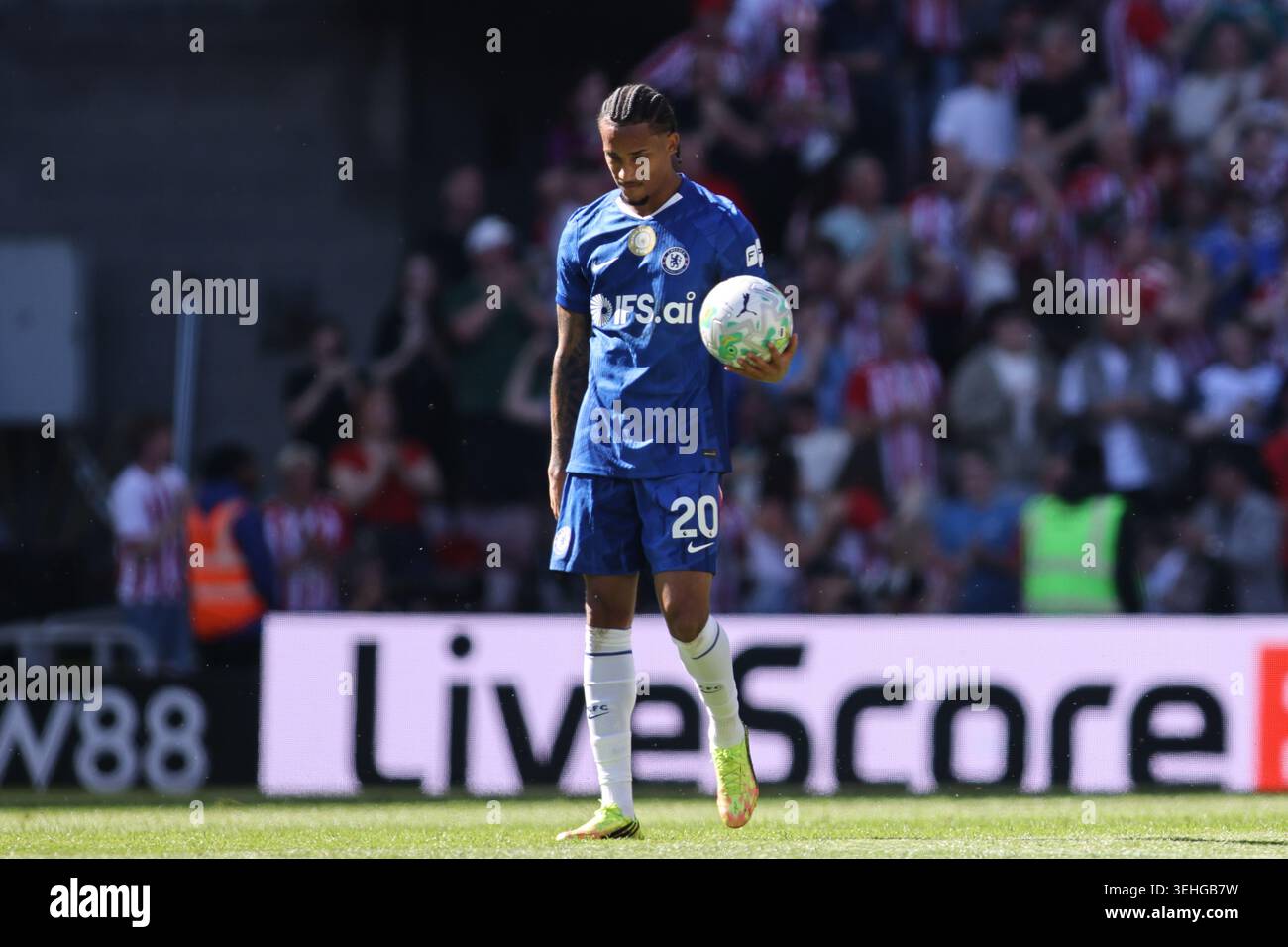 João Pedro of Chelsea shows dejection during the Premier League match ...
