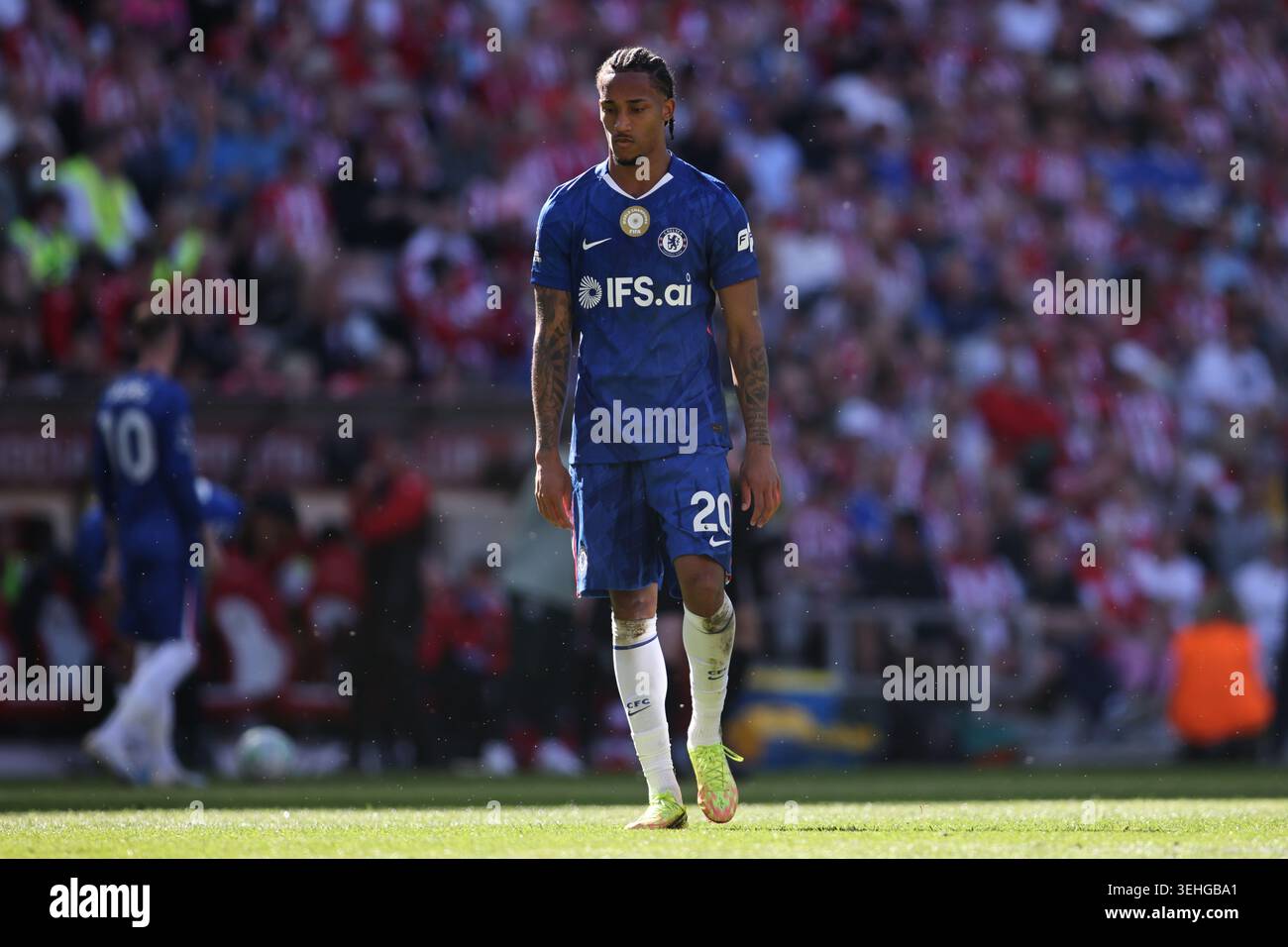 João Pedro of Chelsea shows dejection during the Premier League match ...