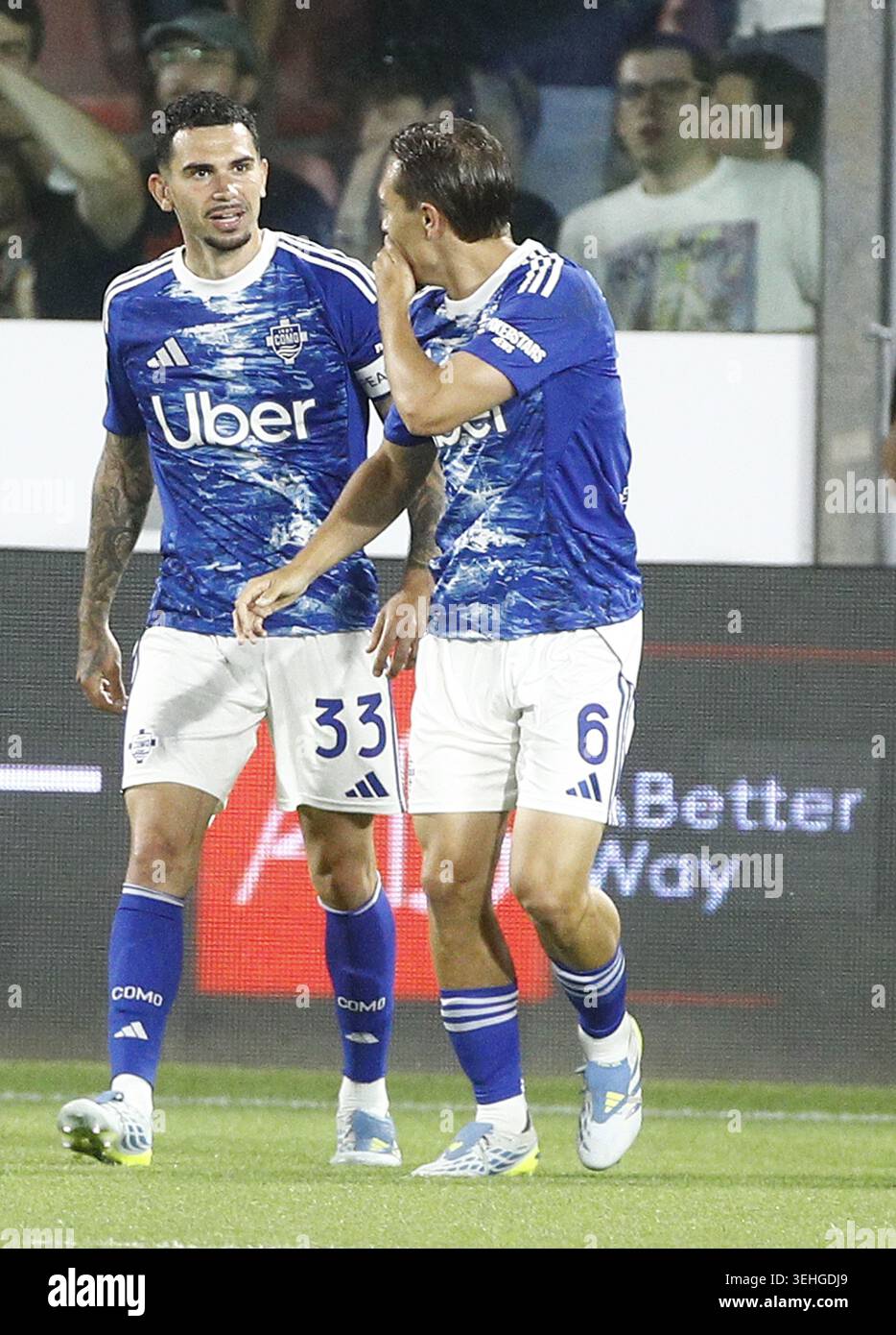 Como’s Lucas Da Cunha jubilates after scoring the goal 1-3 during the ...