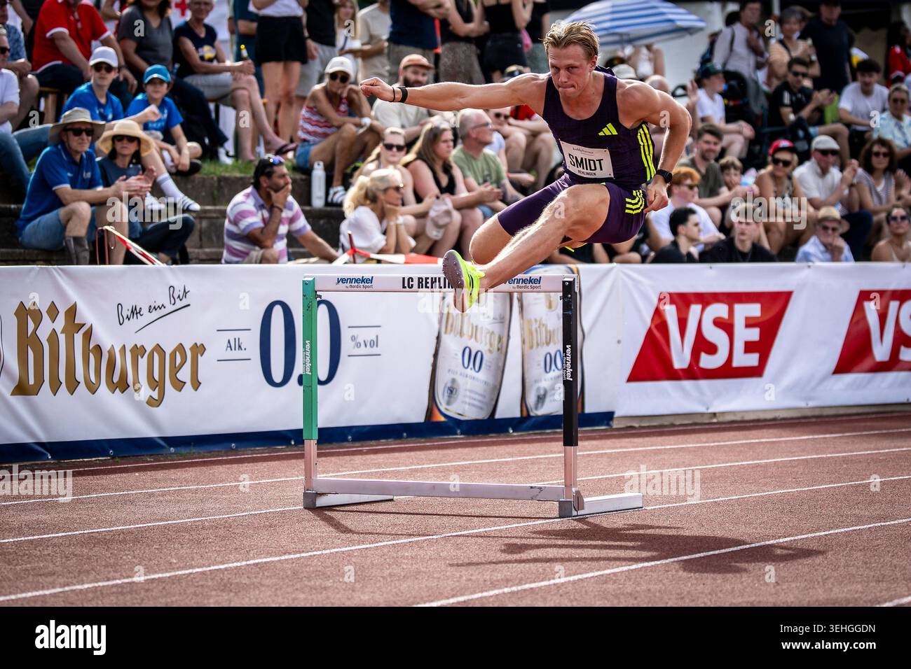 REHLINGEN , GERMANY - MAY 24: Nick Smidt (NED/Niederlande), 400m ...