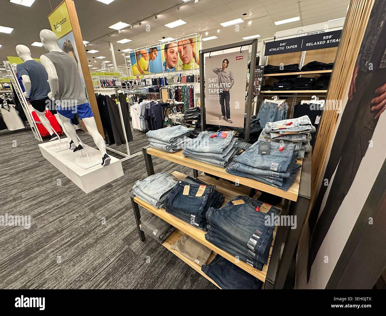 A display of Levi's jeans is shown in a SuperTarget store Sunday, May ...