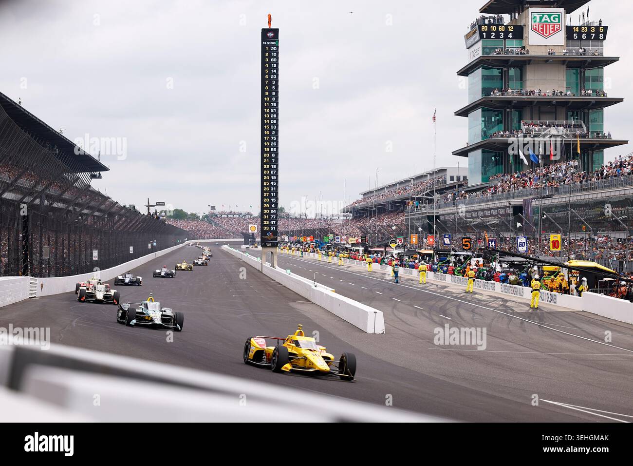 INDIANAPOLIS, IN - MAY 24: Alex Palou, Alex Palou of the #10 DHL Chip ...