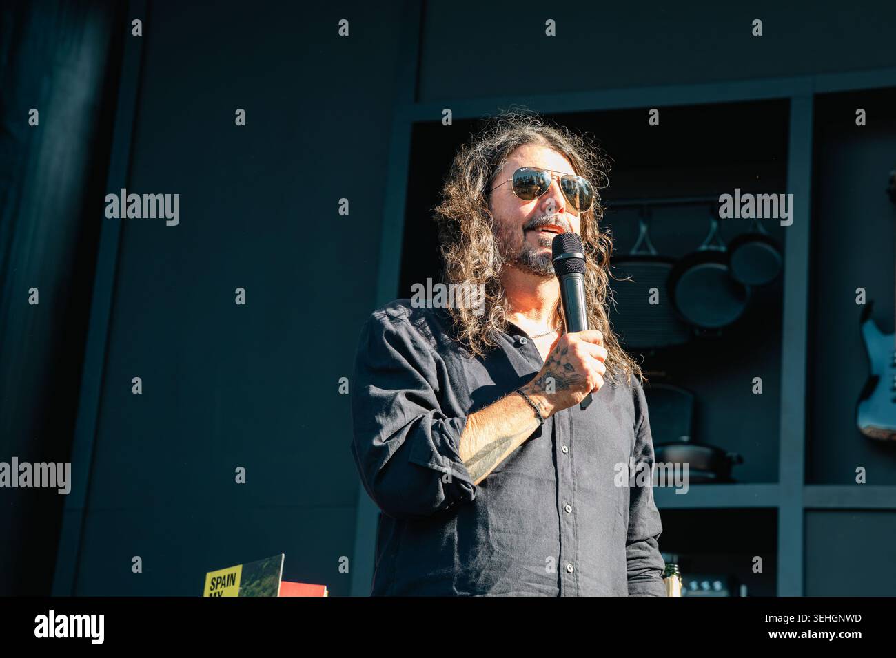 Dave Grohl is seen onstage at 2026 BottleRock at Napa Valley Expo on ...