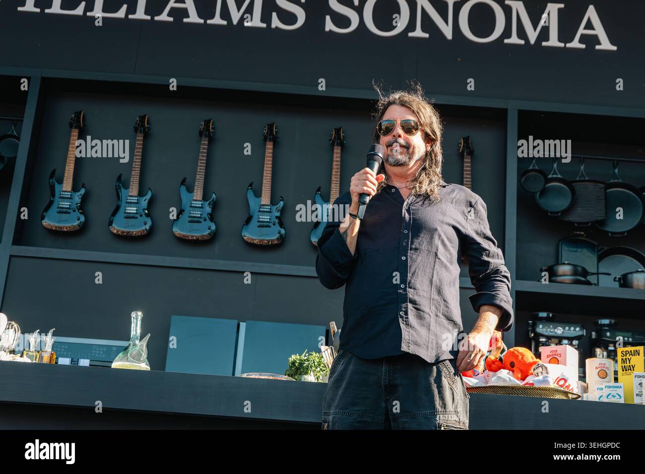 Dave Grohl is seen onstage at 2026 BottleRock at Napa Valley Expo on ...