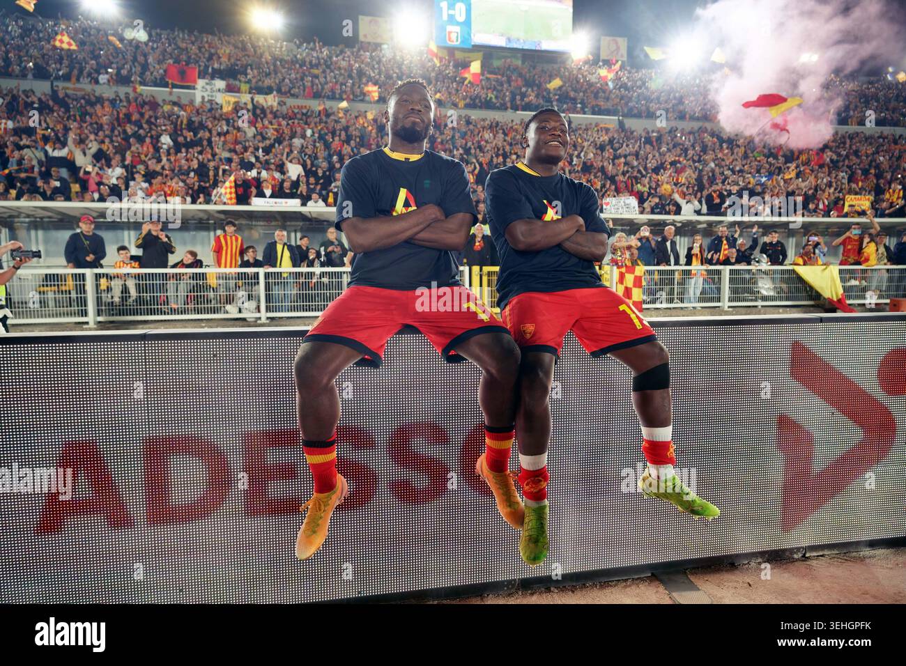 IPA85050179 - Konan N'Dri of US Lecce and Lameck Banda of US Lecce ...