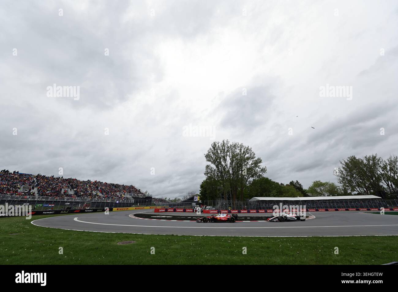 Ferrari driver Lewis Hamilton of Great Britain (44) during the Canadian ...