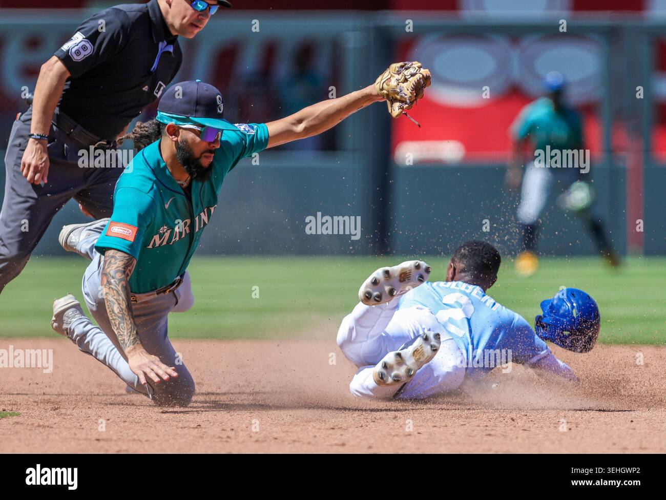 MAY 24, 2026: Kansas City Royals infielder Tyler Tolbert (2) came in as ...