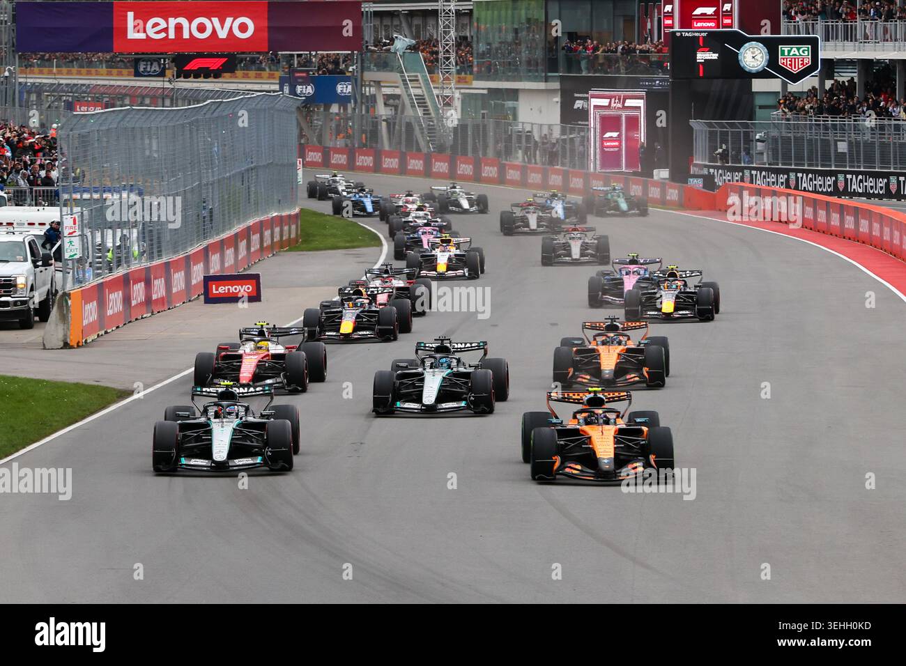 Montreal, Canada. 24 May, 2026. The start of the race, during Gp du ...