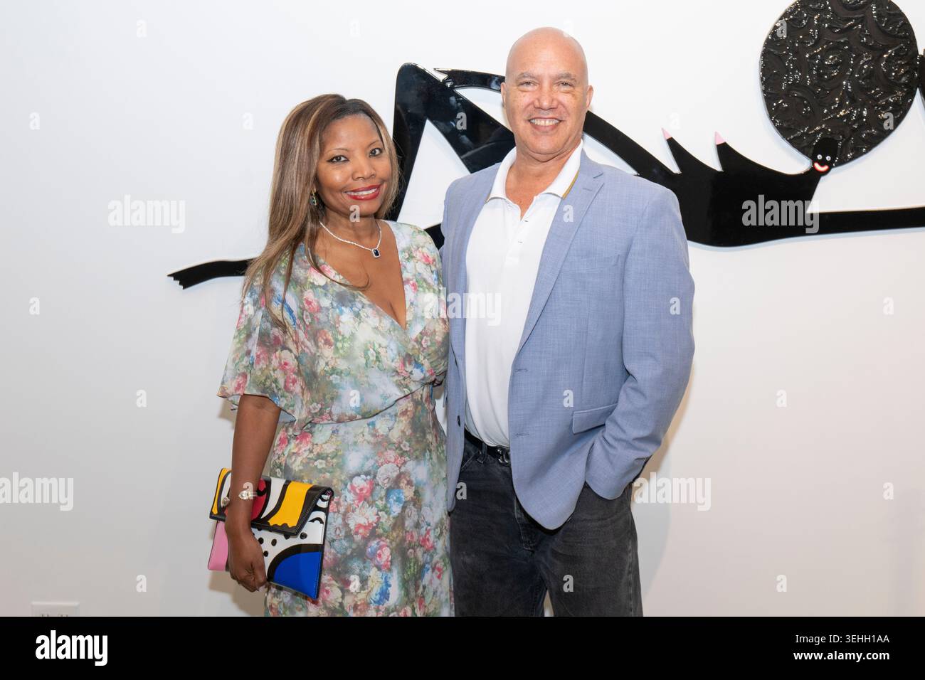 Maggie Delaney and Hubert Delaney attends BlackBook Art Gallery’s ...