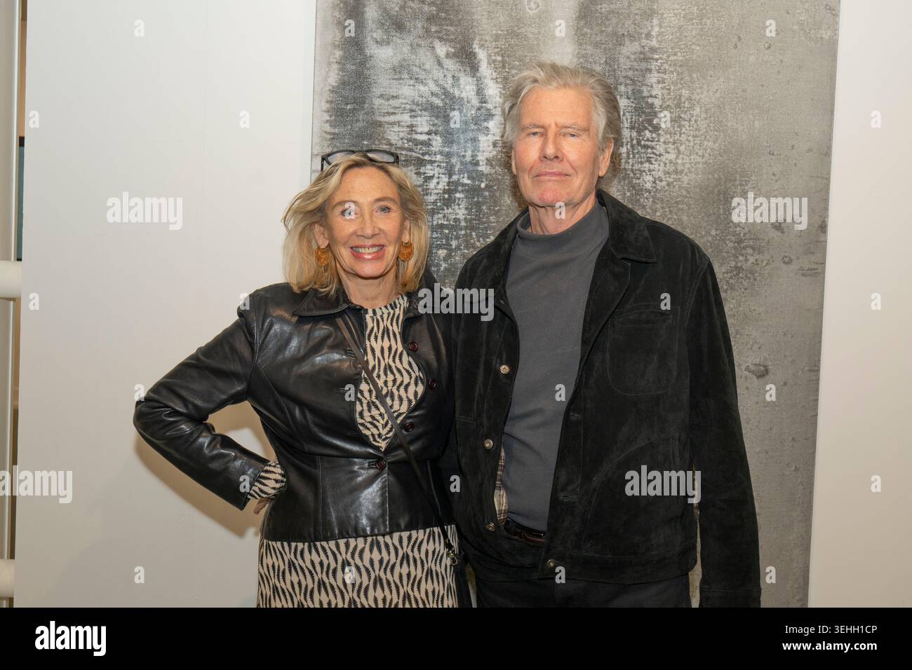 Mary Griffo and Brian Oleary attends BlackBook Art Gallery’s summer ...
