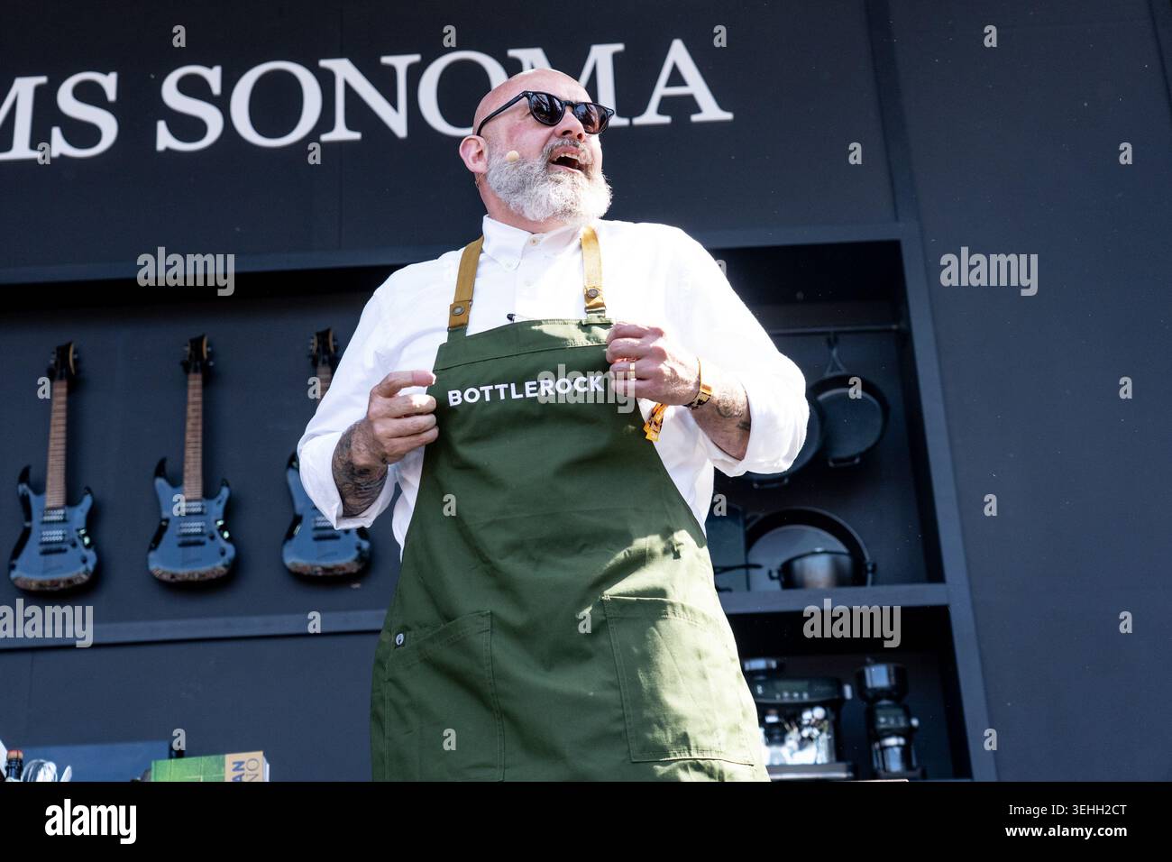 Evan Funke is seen during BottleRock Napa Valley on Sunday, May 24 ...