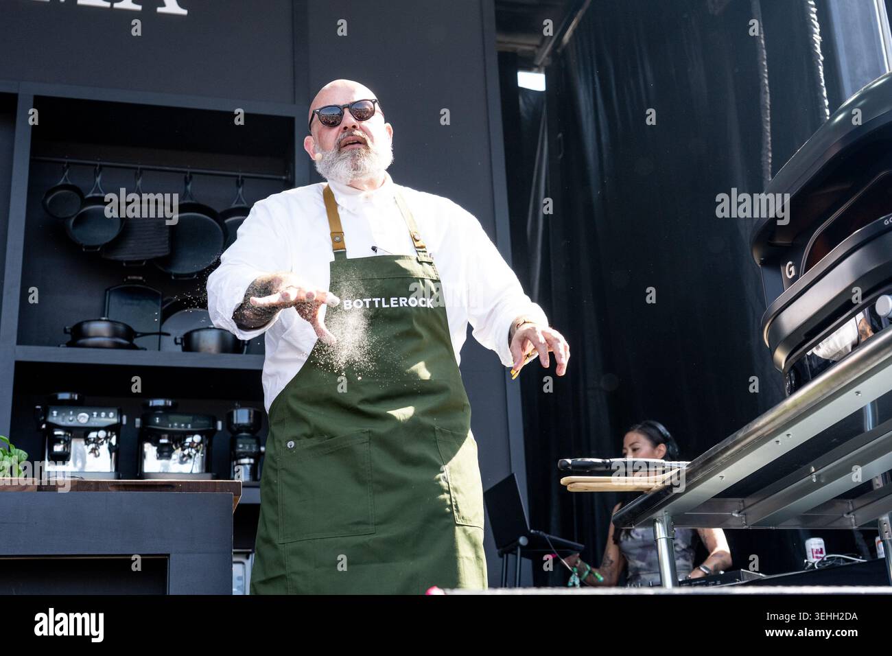 Evan Funke is seen during BottleRock Napa Valley on Sunday, May 24 ...