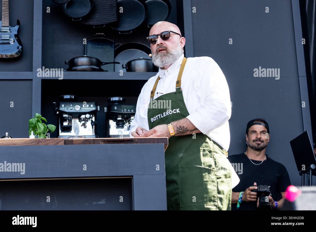 Evan Funke is seen during BottleRock Napa Valley on Sunday, May 24 ...
