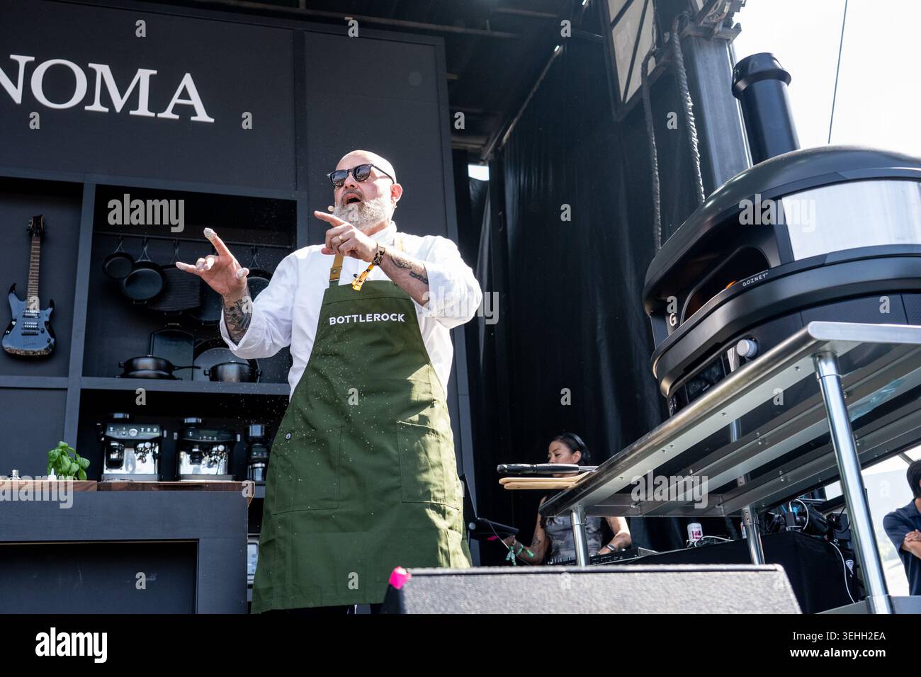 Evan Funke is seen during BottleRock Napa Valley on Sunday, May 24 ...
