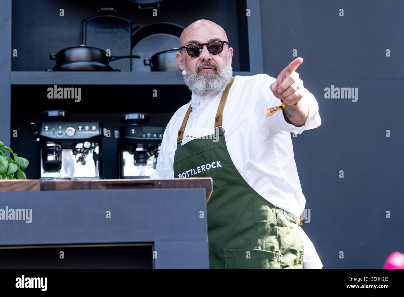 Evan Funke attends BottleRock Napa Valley on Sunday, May 24, 2026, at ...