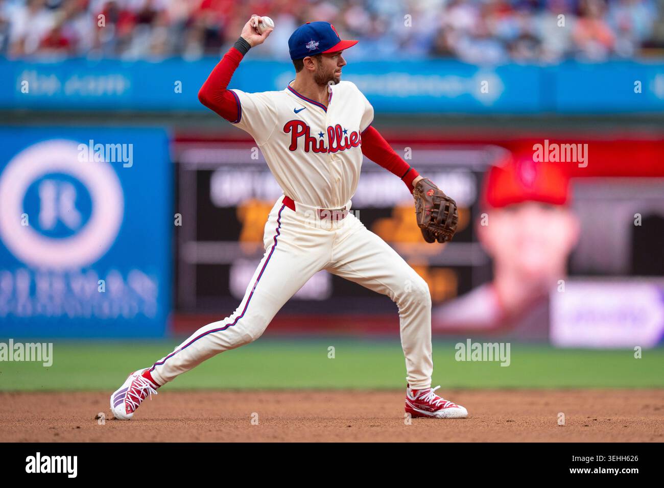Philadelphia Phillies shortstop Trea Turner in action during the second ...