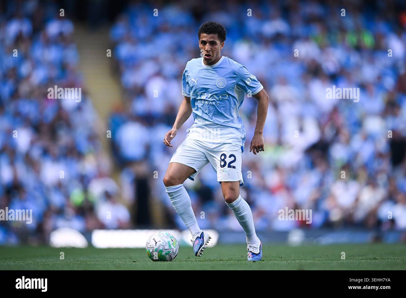 Rico Lewis of Manchester City during the Manchester City v Aston Villa ...