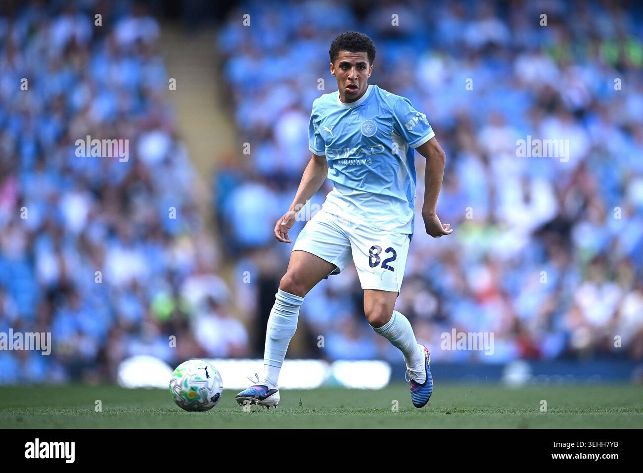 Rico Lewis of Manchester City during the Manchester City v Aston Villa ...