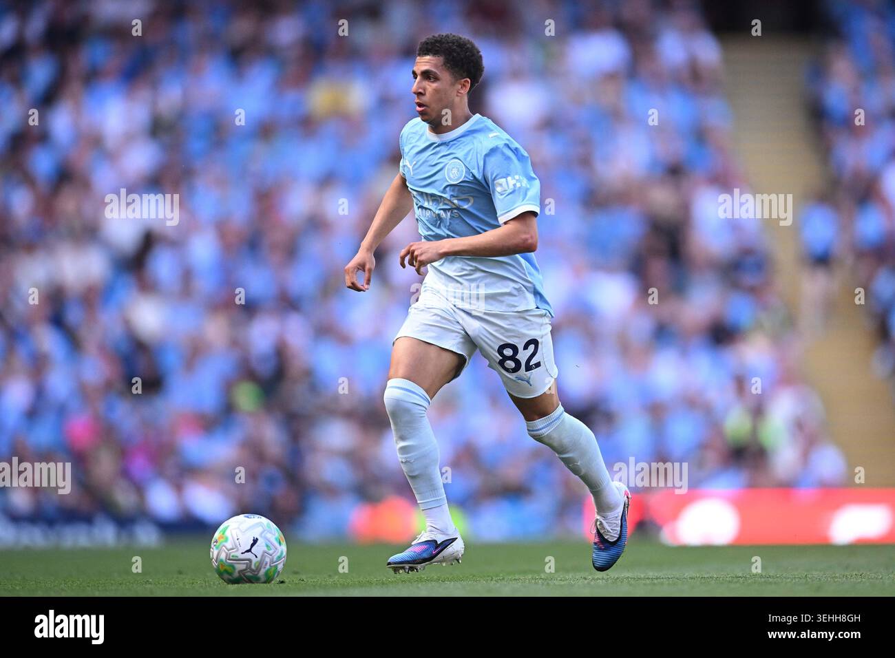Rico Lewis of Manchester City during the Manchester City v Aston Villa ...