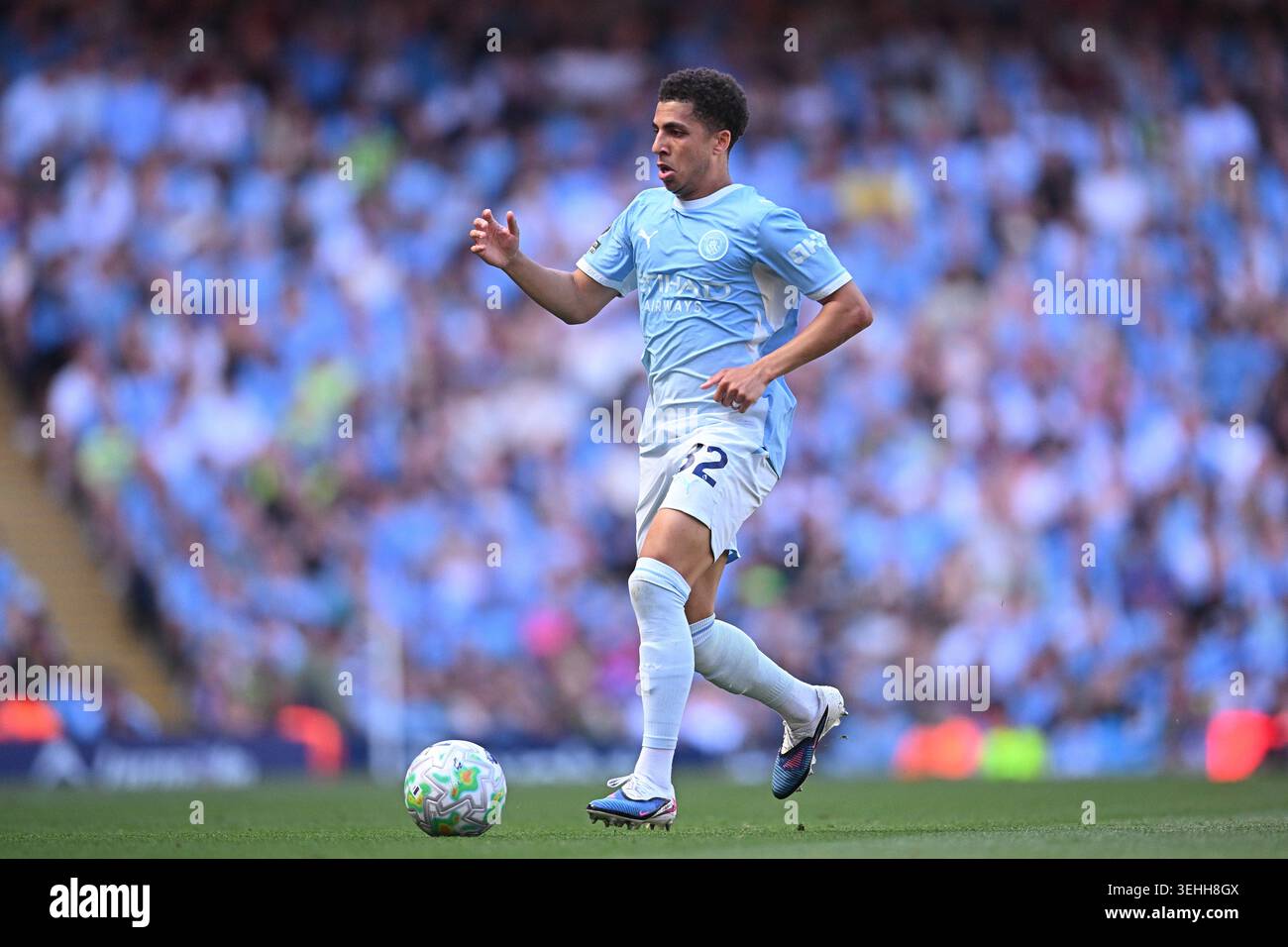 Rico Lewis of Manchester City during the Manchester City v Aston Villa ...