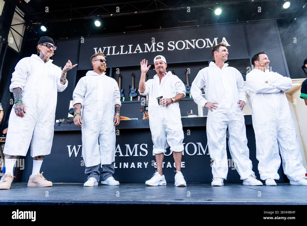 Chef Michael Voltaggio, from left, Chef Bryan Voltaggio, Nick Carter ...